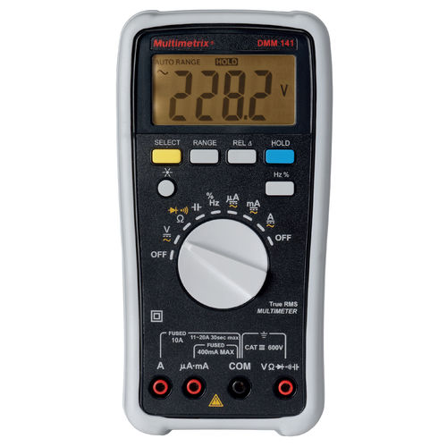 Digital multimeter - DMM 141 - MULTIMETRIX - portable / 600 V / 10 A