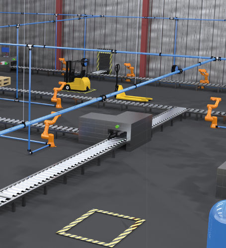 Aluminum piping system - SENfluid series - SENGA - for gas / for ...