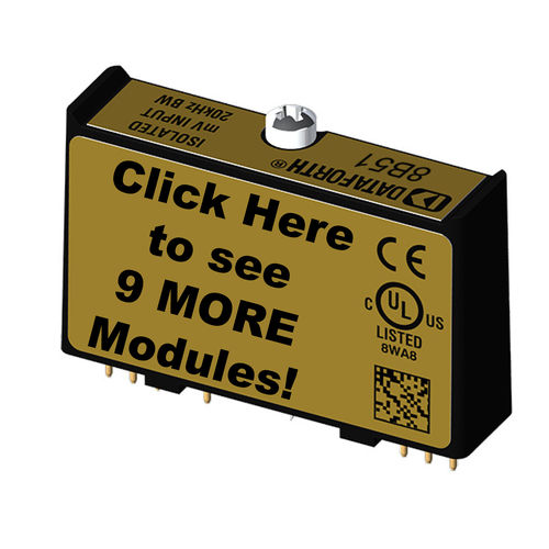 Input signal conditioning module - 8B47x-xx Series - Dataforth Corporation - for thermocouples ...