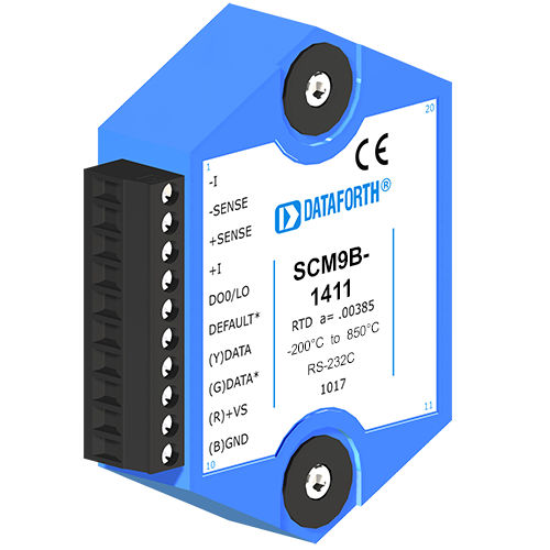 Sensor-to-computer signal conditioning module - SCM9B-1411 - Dataforth Corporation - input / for RTD