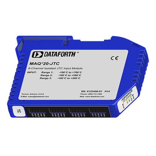 Input signal conditioning module - MAQ20-JTC - Dataforth Corporation - for thermocouples / DIN rail