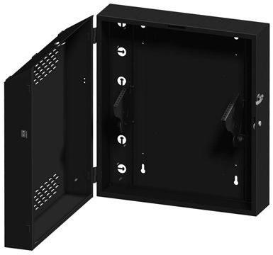 Wall-mount network cabinet - HLP series - Hammond - low-profile / low