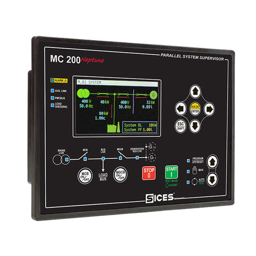 Parallel generator set controller - MC 200 Neptune - S.I.C.E.S. - DNV / for marine applications