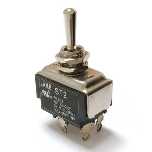 Toggle switch - ST2 series - E-SWITCH - lever / 2-pole / ultra-rugged