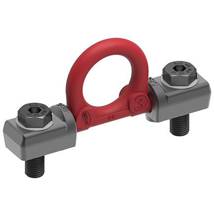 Articulated hoist ring - RBG 3 - RUD - 180° swivel / screw-in / forged