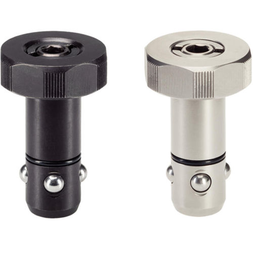 Steel zero-point clamping unit - EH 23111. series - HALDER France - mechanical / compact ...