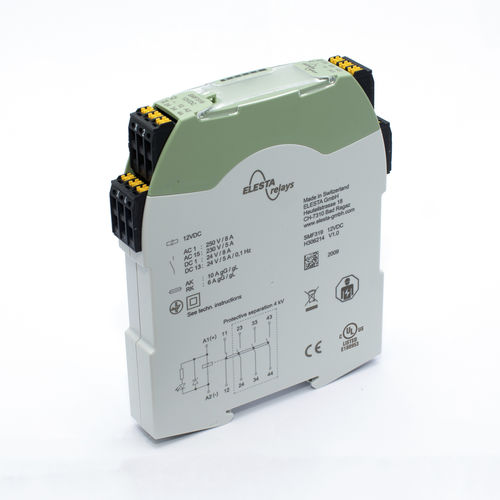 DIN rail mounted relay module - SMD4 - ELESTA GmbH - electromechanical ...