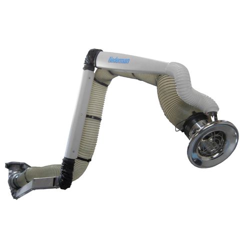 Fixed extraction arm - NEX DX - NEDERMAN - double / dust / for smoke