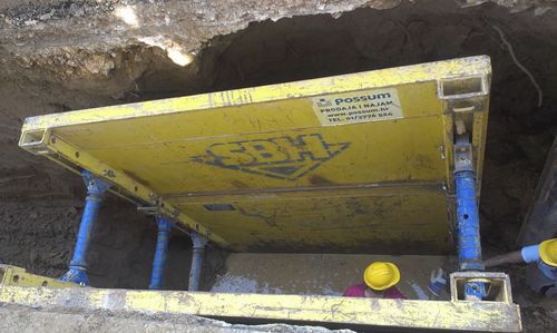 Excavation trench shoring system - 600 - SBH Tiefbautechnik - box
