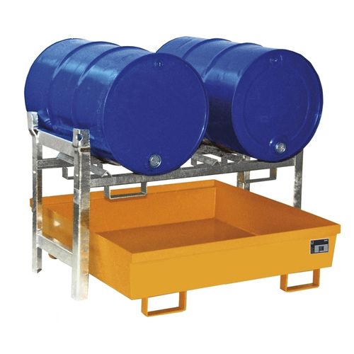 Storage warehouse shelving - FR series - Bauer - modular / for drums ...