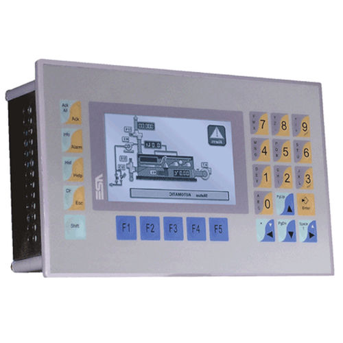 HMI terminal with keyboard - VT130 - ESA elettronica - panel-mount ...