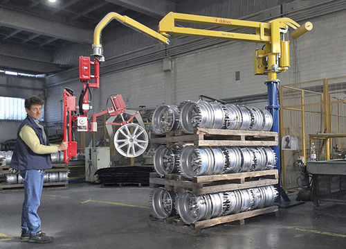 Foundry manipulator - DALMEC - pneumatic / with gripping tool / handling