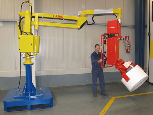 Reel handling manipulator - DALMEC - pneumatic / with gripping tool ...