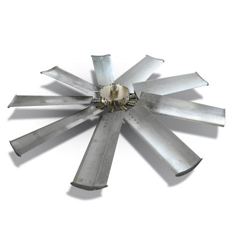 Axial-flow fan blade - AVP Series - comet fans - aluminum / multi-blade
