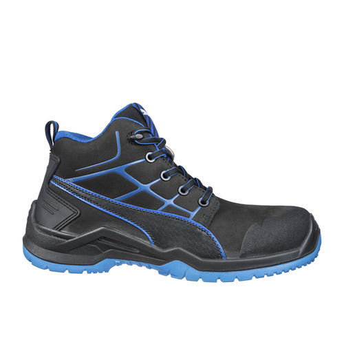 Anti-slip safety shoes - KRYPTON BLUE MID - PUMA SAFETY SHOES - anti ...