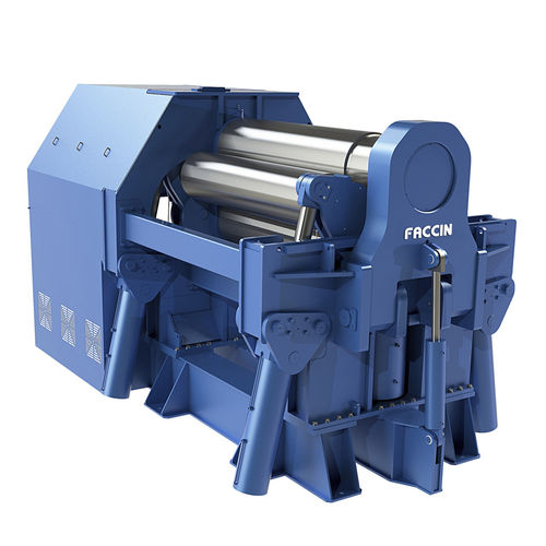 4-roll plate bending machine - 4HEP - Faccin Group - electric / hydraulic / with ejector