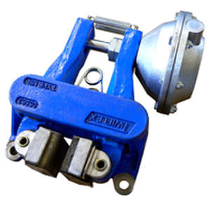 Disc brake caliper - MR - TWIFLEX - pneumatic clamping / release spring