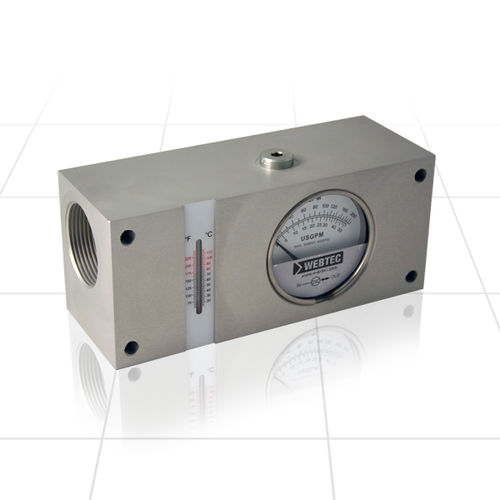 Flow indicator - FI1500 - Webtec - direct-reading / dial / in-line