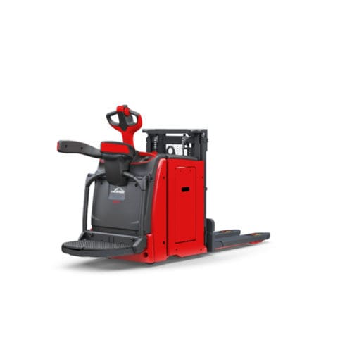 Electric stacker truck - D10AP - Linde Material Handling - with rider ...