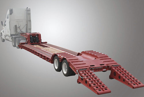 Gooseneck trailer - 326C - Landoll - tandem / towed / for industrial ...