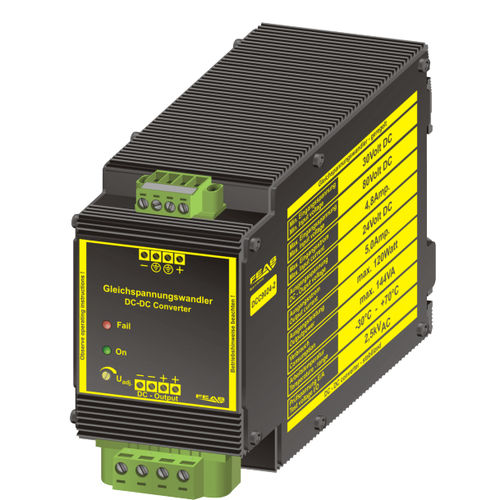 High-power DC-DC converter - DCC9012-3 - FEAS GmbH - DIN rail / industrial / for harsh environments