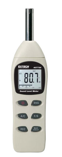 Integrating sound level meter - 407730 - Extech - class 2 / digital