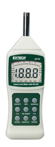 Integrating sound level meter - 407750 - Extech - class 2 / digital