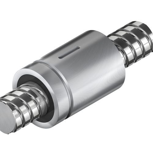 Ball screw nut - ZE series - HIWIN GmbH - cylindrical / flanged / metal