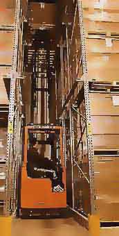 Storage warehouse shelving - P90 Deepstore Drive-in - DEXION - shuttle ...