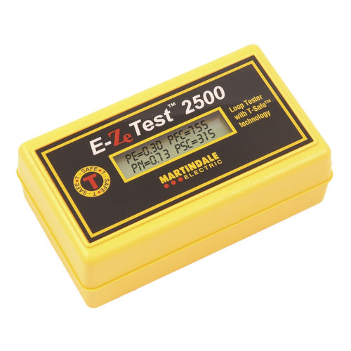RCD testing device - EZ2500 - Martindale Electric - earth loop ...