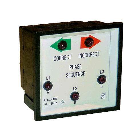 Phase sequence indicator - RQ96SE, RQ72SE - IME Spa - LED / panel-mount