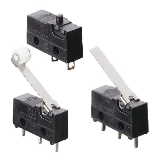 Micro switch - MBZ1 - PTR HARTMANN GmbH - spring / single-pole