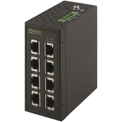 Unmanaged switch - TREE 8TX series - MURRELEKTRONIK - 8 ports / DIN ...
