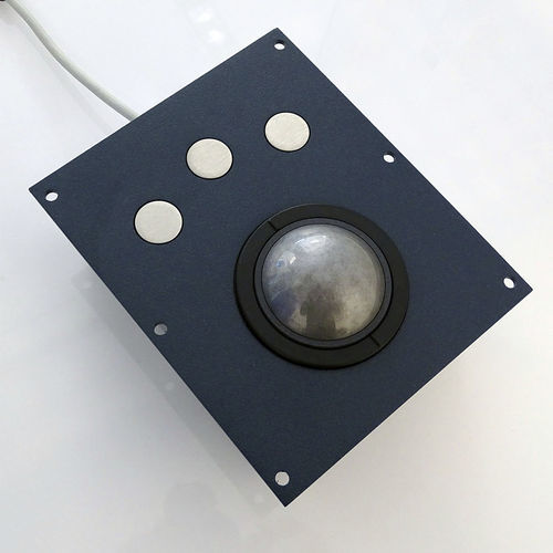 Optical trackball - NX550-10 - NICONIX - panel-mount / 2 inch (50 mm) / USB