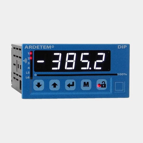 Universal panel meter - DIP110 A1R - ARDETEM SFERE - time / digital / 4 ...