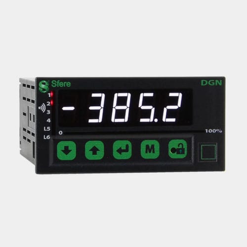 Process panel meter - DGN175 U - ARDETEM SFERE - universal / time / digital