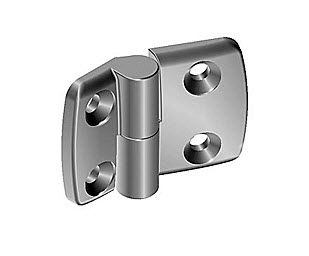 Butt hinge - FATH GmbH - stainless steel / screw-in / 180°