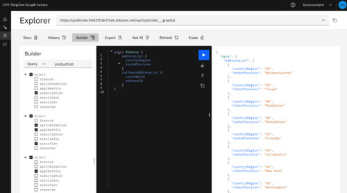 Management software - API Connect - IBM - interface / quality / for test