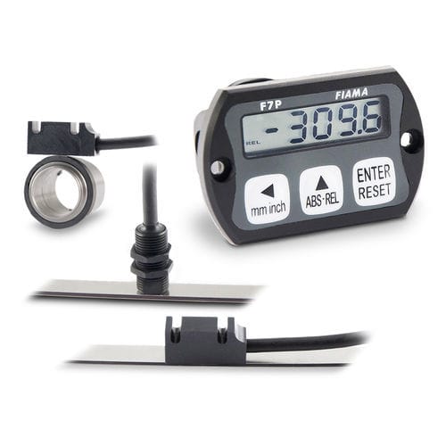 Sensor display - F7P - FIAMA - LCD / numeric / 7-digit