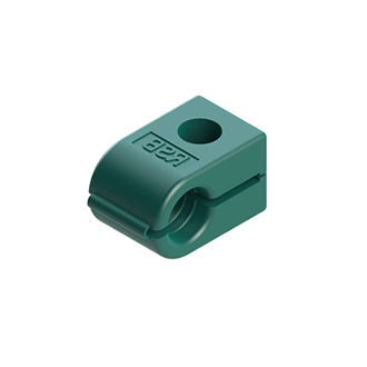 Screw tube clamp - O series - FKB GmbH - polypropylene