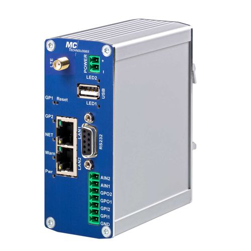 Ethernet communication router - MC-MR-L2 - MC Technologies GmbH - RS485 ...