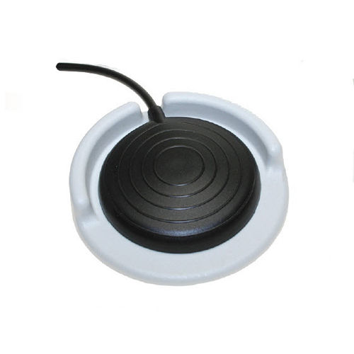 Control foot switch - 6448 - HERGA - electric / single pedal / low-profile