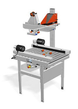 Double-flap case sealer - T-100 series - Soco System - adhesive tape