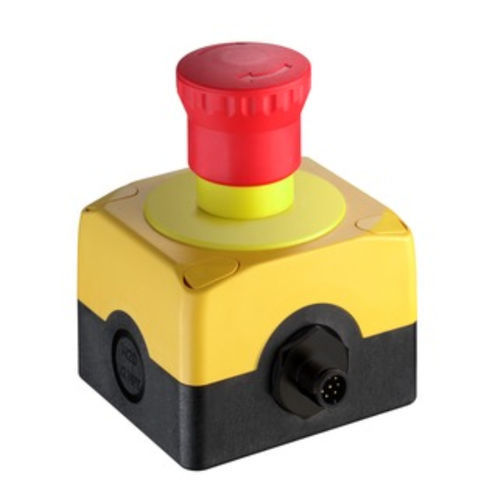 Emergency stop push-button switch - ESB200-8TR-M12p - Leuze - rotary ...