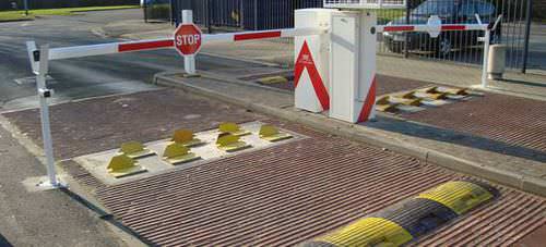 Traffic speed bump - Frontier-Pitts