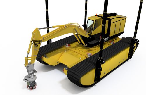 Amphibious dredger - HY85/160 - DRAGFLOW