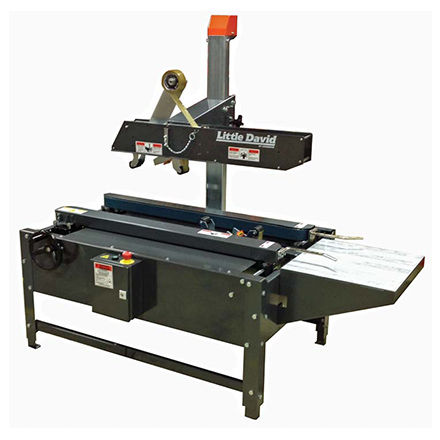 Double-flap case sealer - LD-19SB - SIGNODE - adhesive tape / semi-automatic