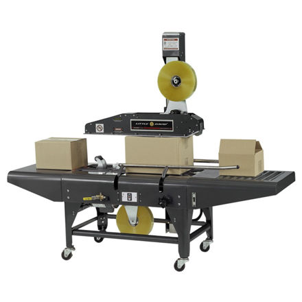 Double-flap case sealer - Legend R - SIGNODE - adhesive tape / semi-automatic