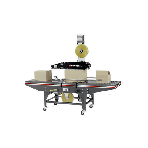 Double-flap case sealer - Legend R - SIGNODE - adhesive tape / semi-automatic