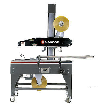 Double-flap case sealer - Legend U - SIGNODE - adhesive tape / semi-automatic